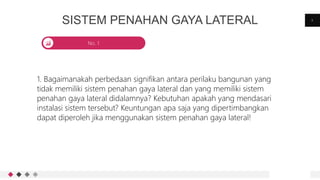 Rekayasa gempa - case 4 sistem penahan gempa | PPTX