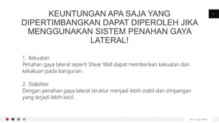 Rekayasa gempa - case 4 sistem penahan gempa | PPTX