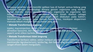 Rekayasa genetika | PPTX