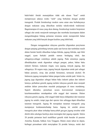 Rekayasa genetika dalam bioetika | PDF