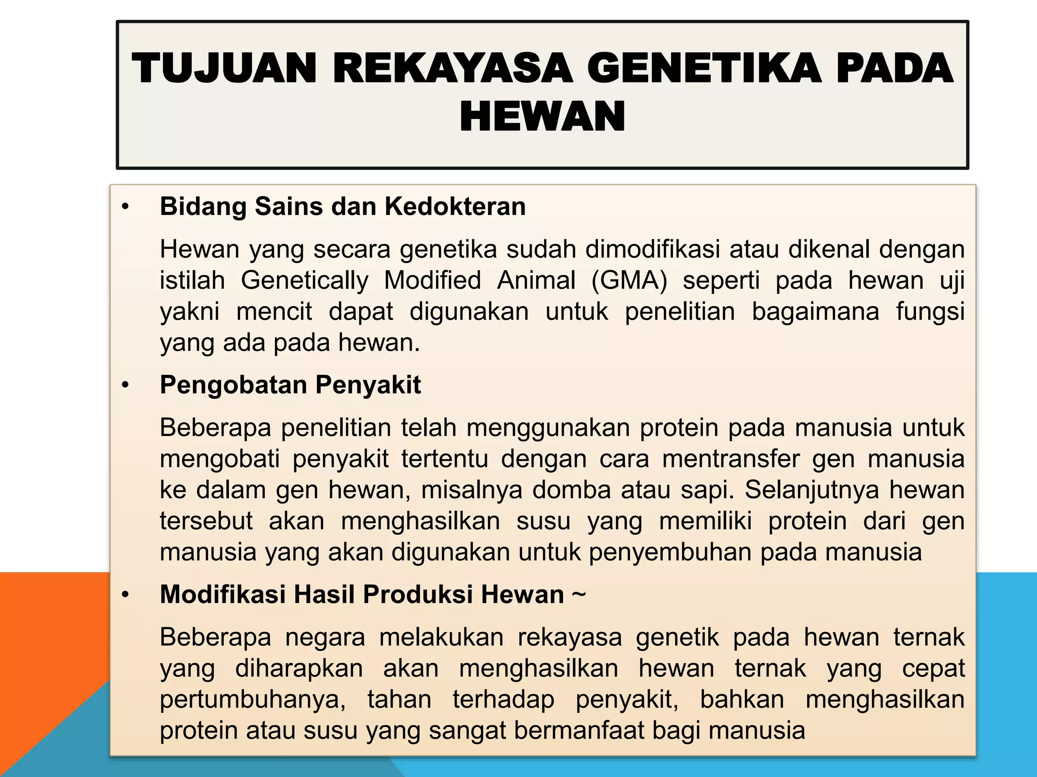REKAYASA GENETIKA PADA TUMBUHAN DAN HEWAN.pptx