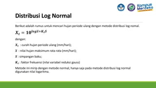 Rekayasa hidrologi pertemuan 6 | PDF