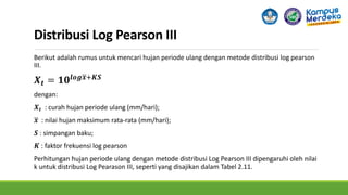 Rekayasa hidrologi pertemuan 6 | PDF