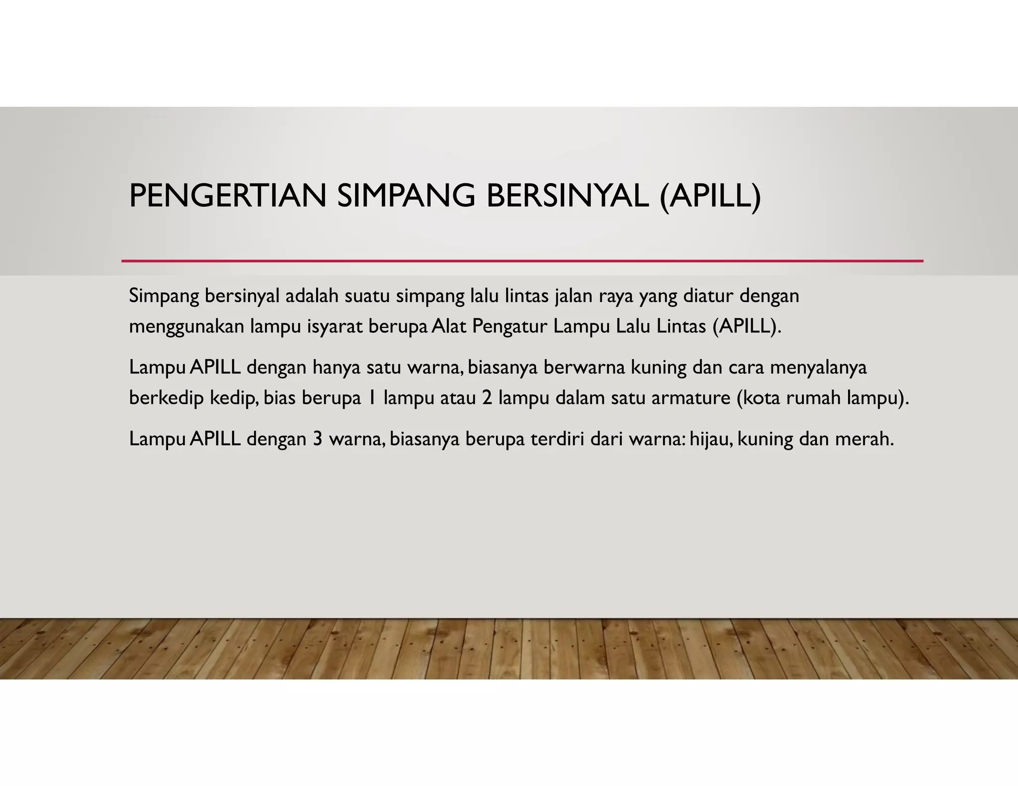 Rekayasa lalu lintas pengantar simpang bersinyal | PDF