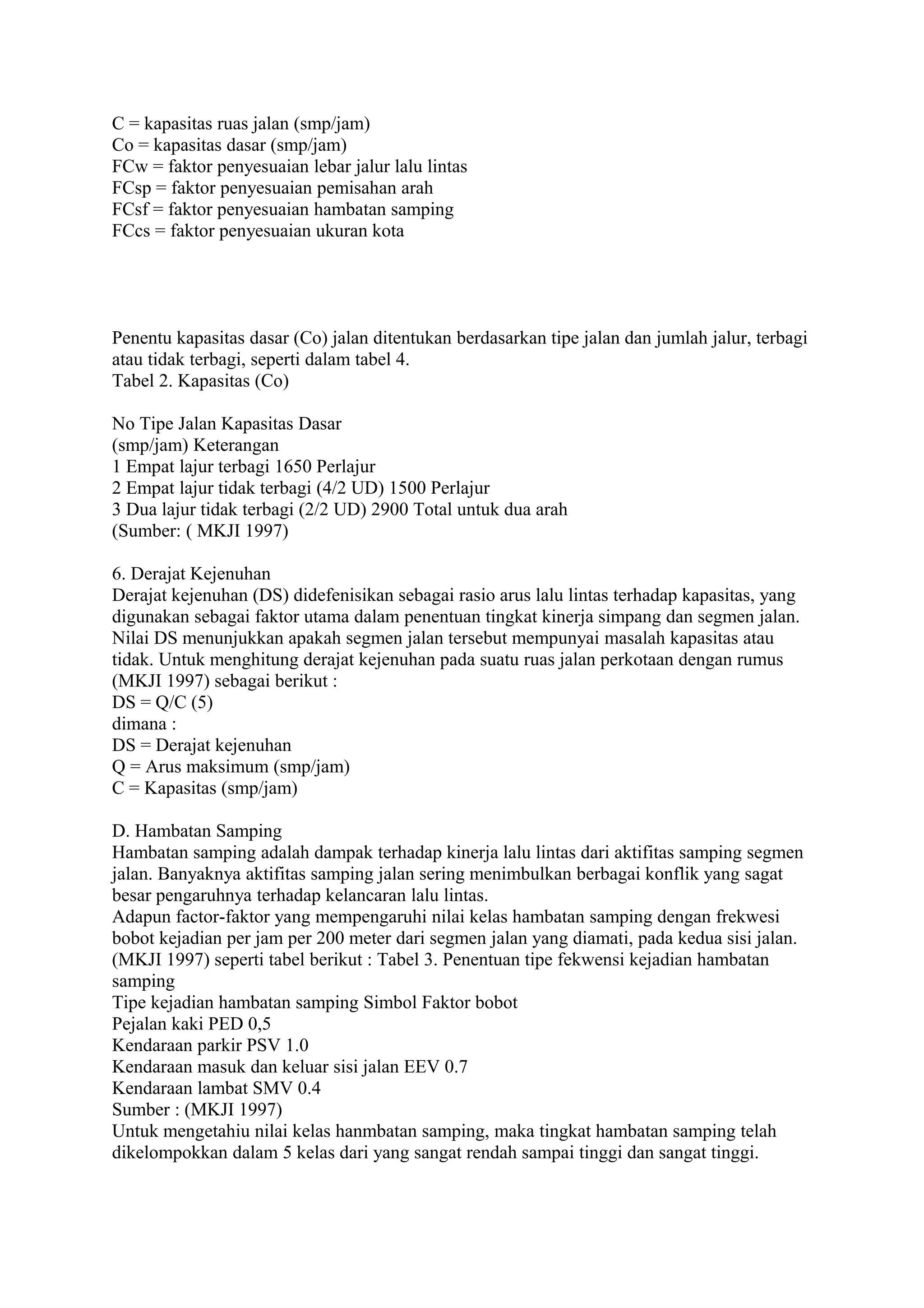 Rekayasa lalu lintas dan persimpangan jalan | DOC