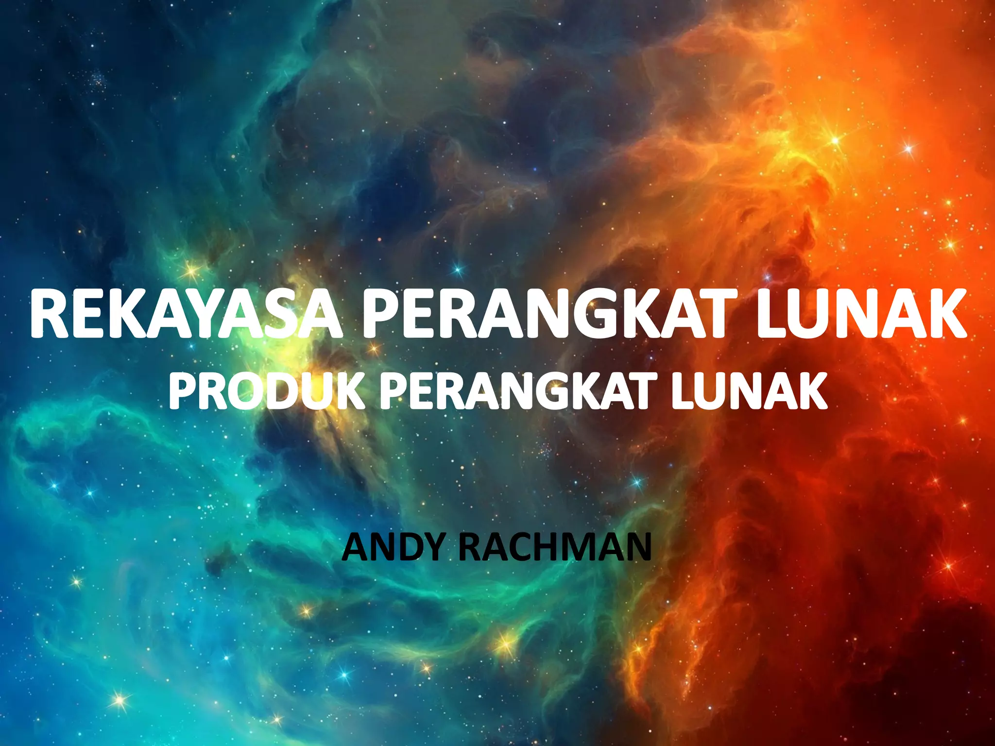 Rekayasa perangkat lunak 01 | PPT
