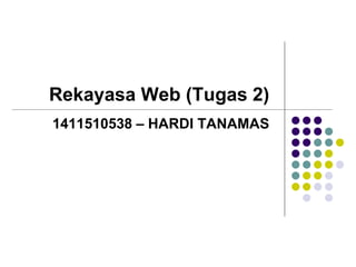 Rekayasa web (tugas 2) | PPT