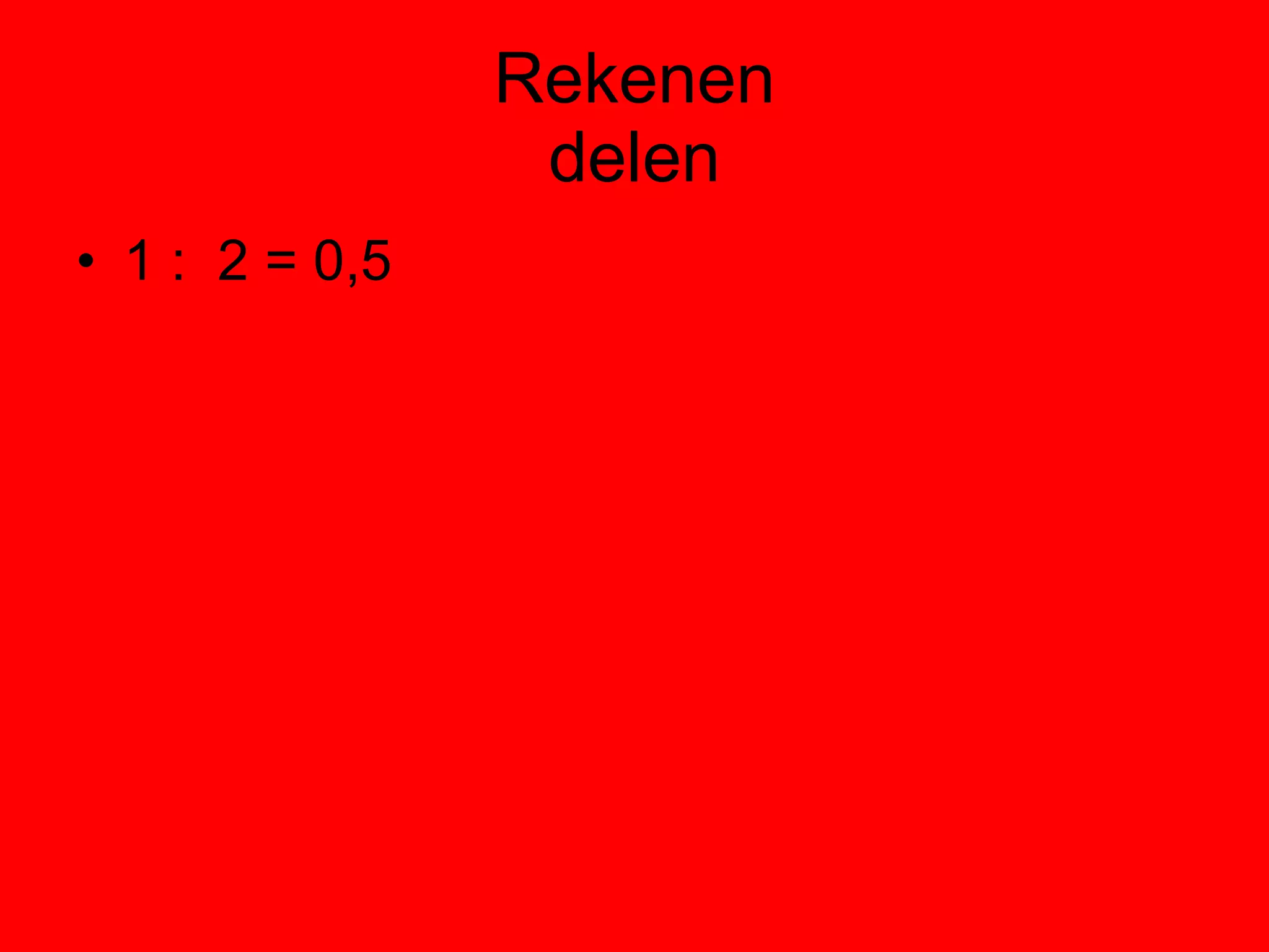Rekenen | PPT