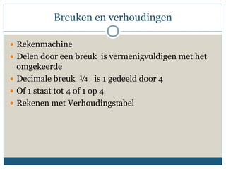 Rekenen hoofdstuk 5 | PPT
