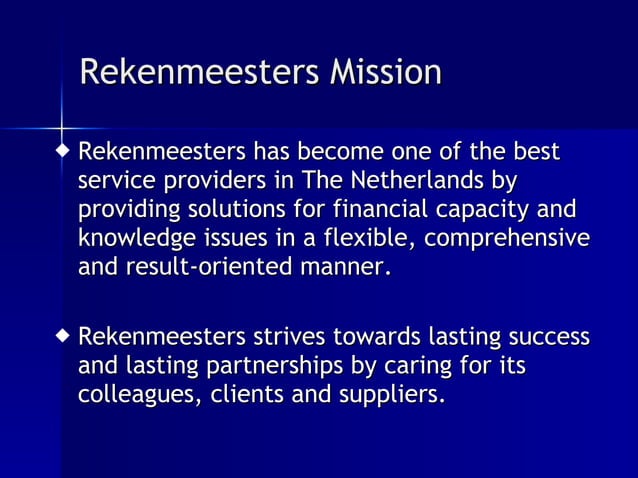 Rekenmeesters In English | PPT