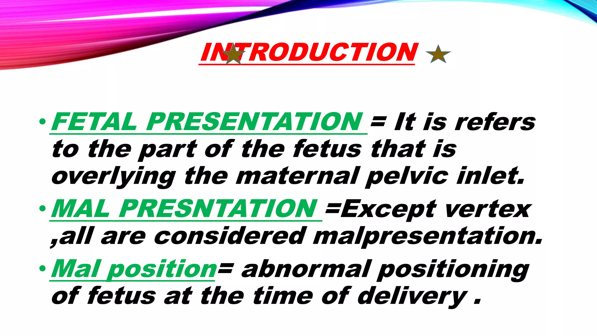 breech presentation | PPTX