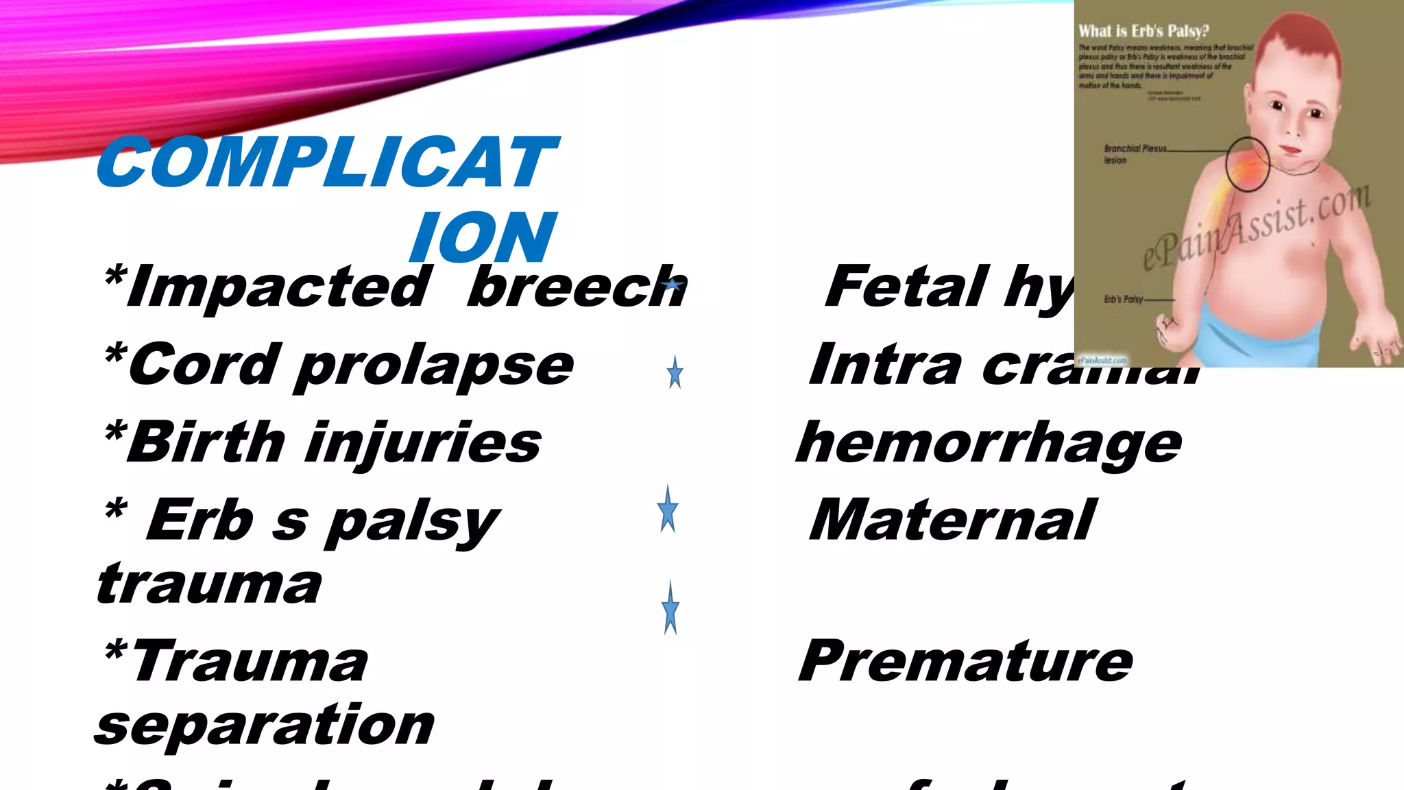 breech presentation | PPTX