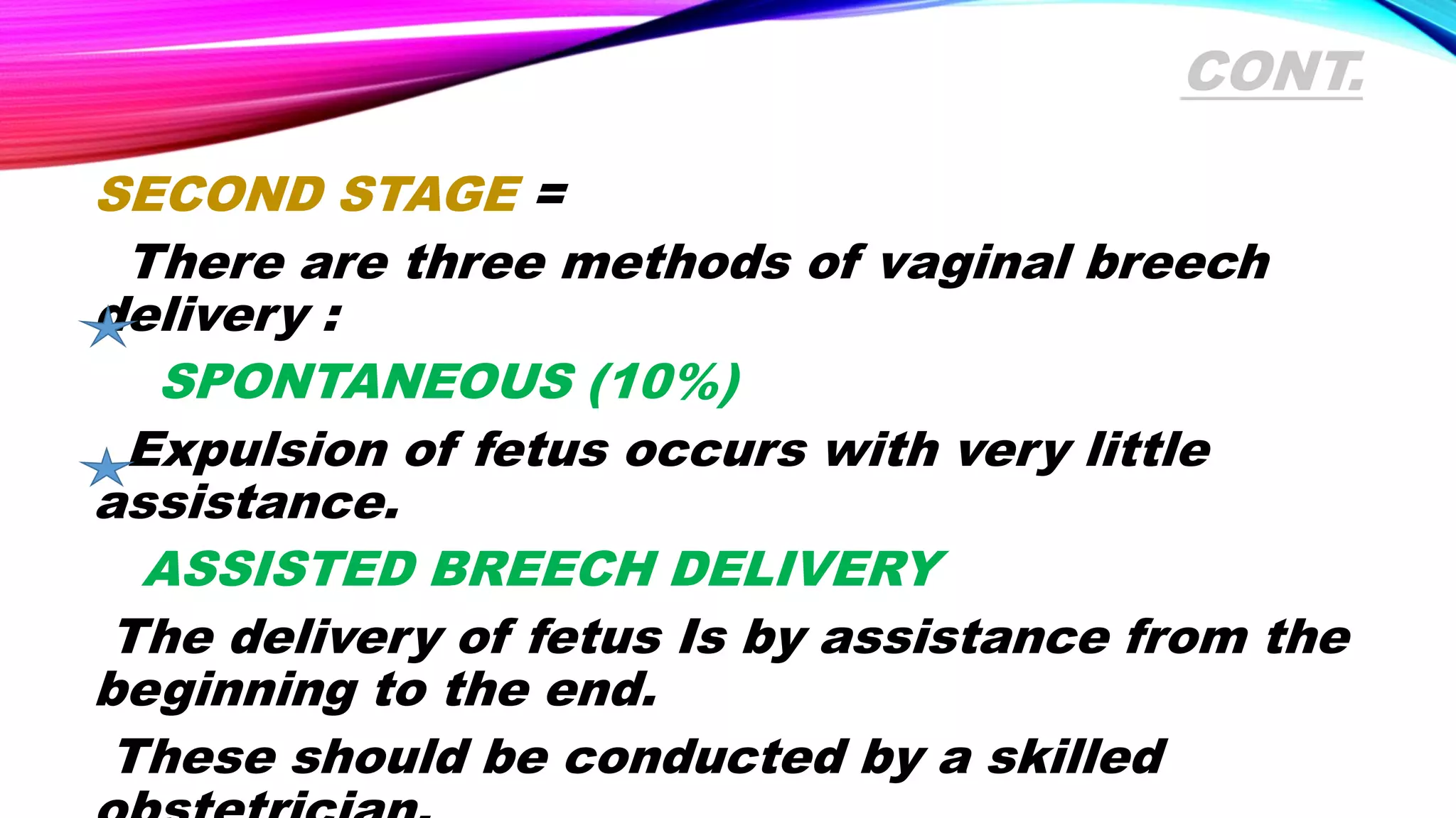 breech presentation | PPTX