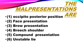 breech presentation | PPTX