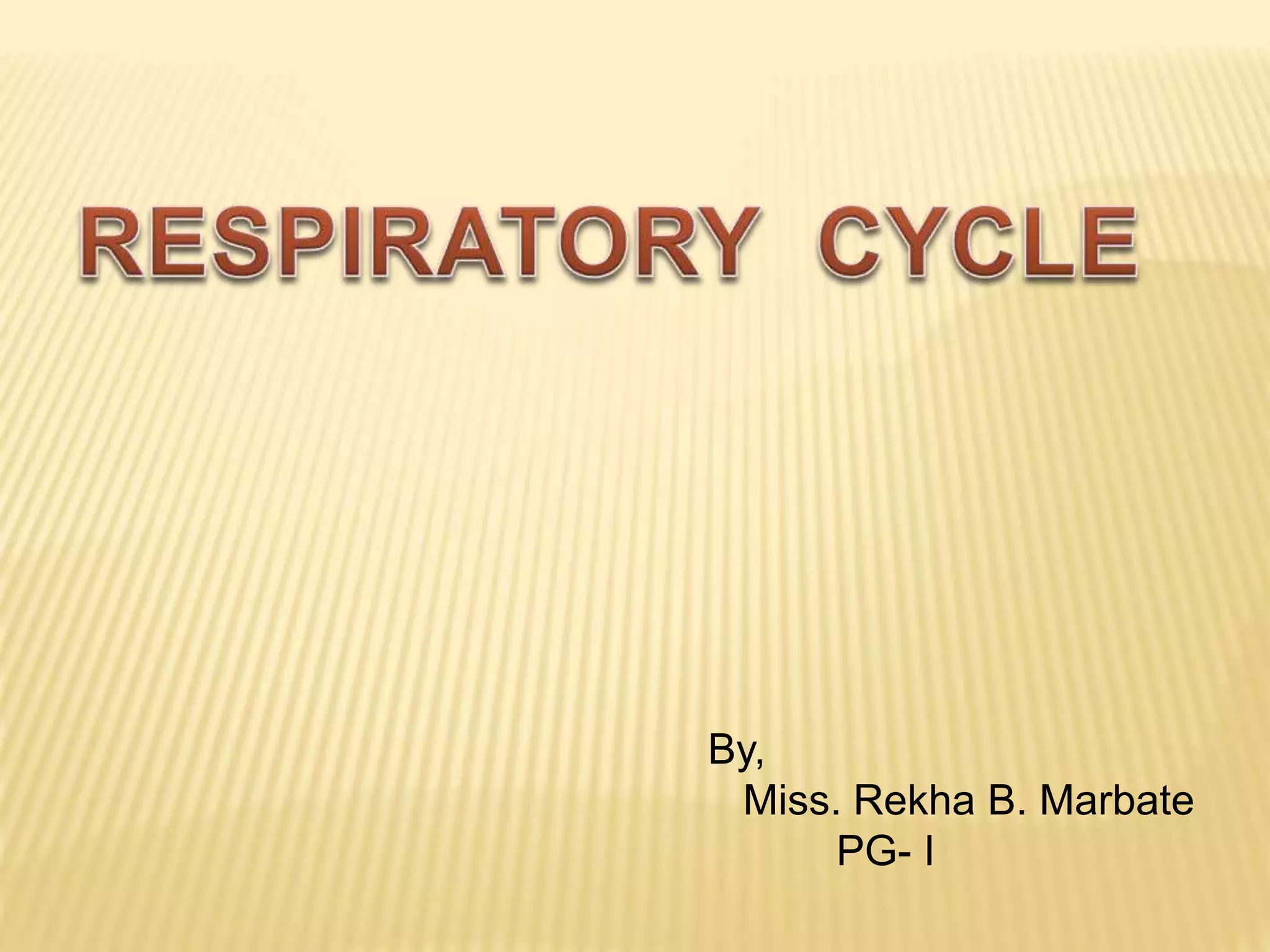 Rekha topic[1]respiratory cycle | PPTX