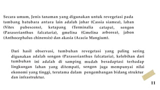 Revegetasi Lahan Bekas Tambang Batubara | PPTX