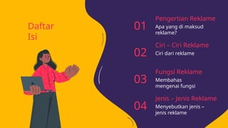 REKLAME ; Ciri, Fungsi dan Jenis Reklame | PPTX