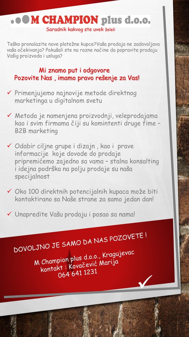 Reklamni letak | PDF