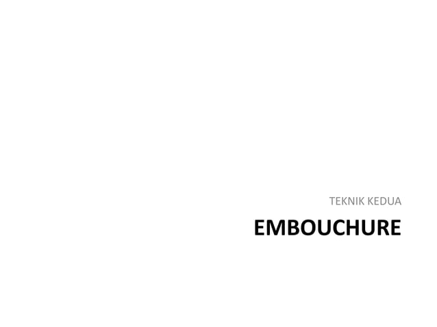 Teknik Bermain Rekoder | PPTX