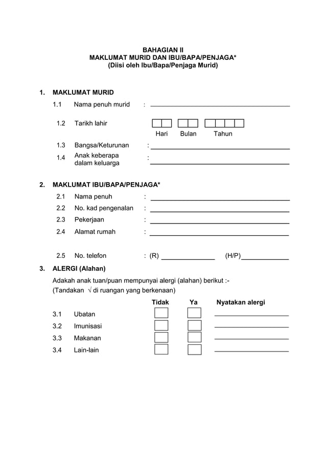 Rekod kesihatan murid