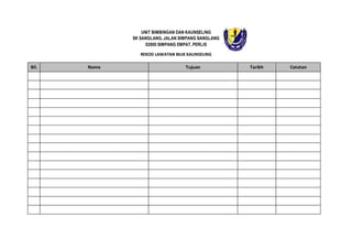 Rekod pelawat | DOCX
