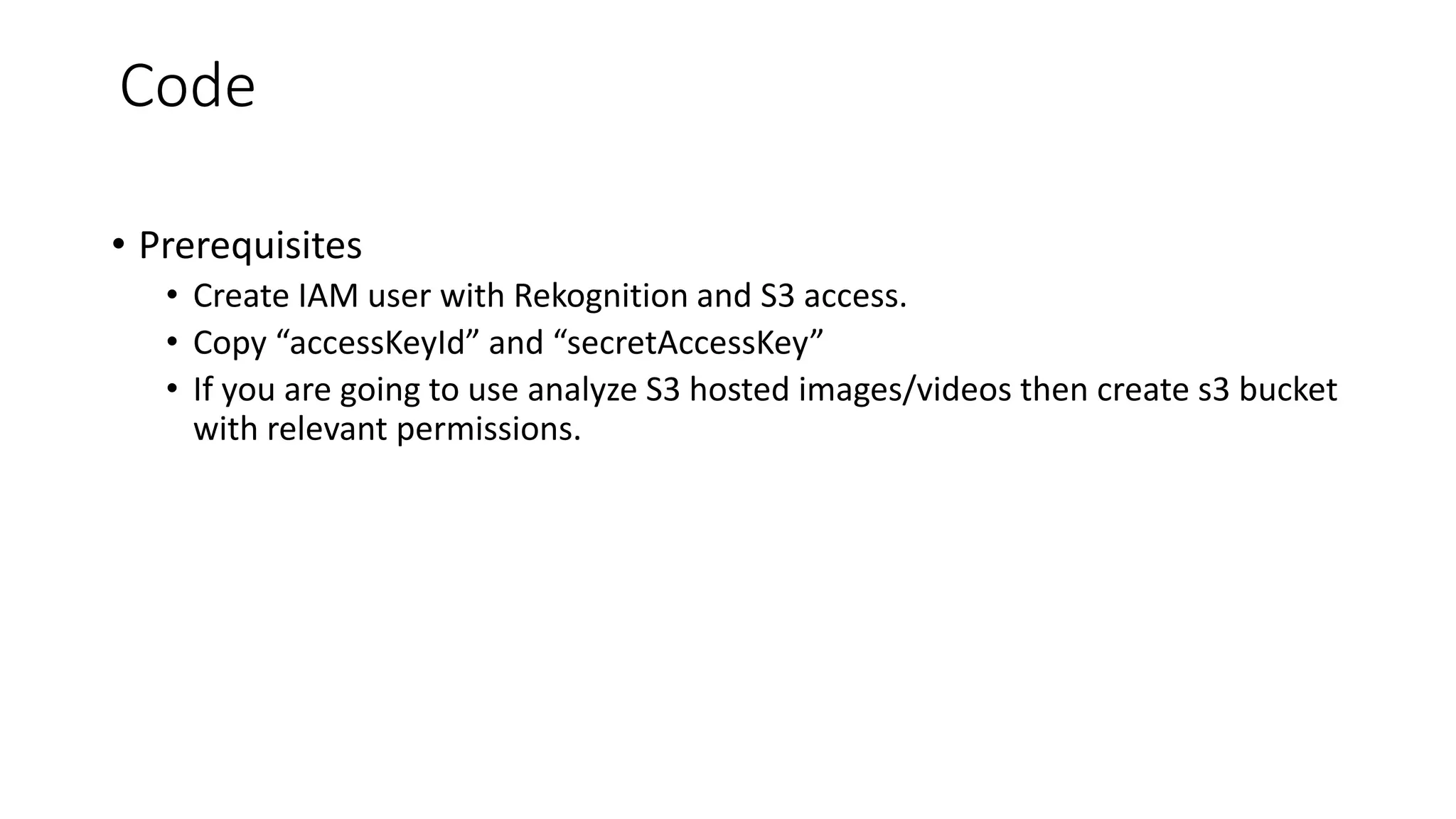 AWS Rekognition intro and practical approach for biginners | PPT