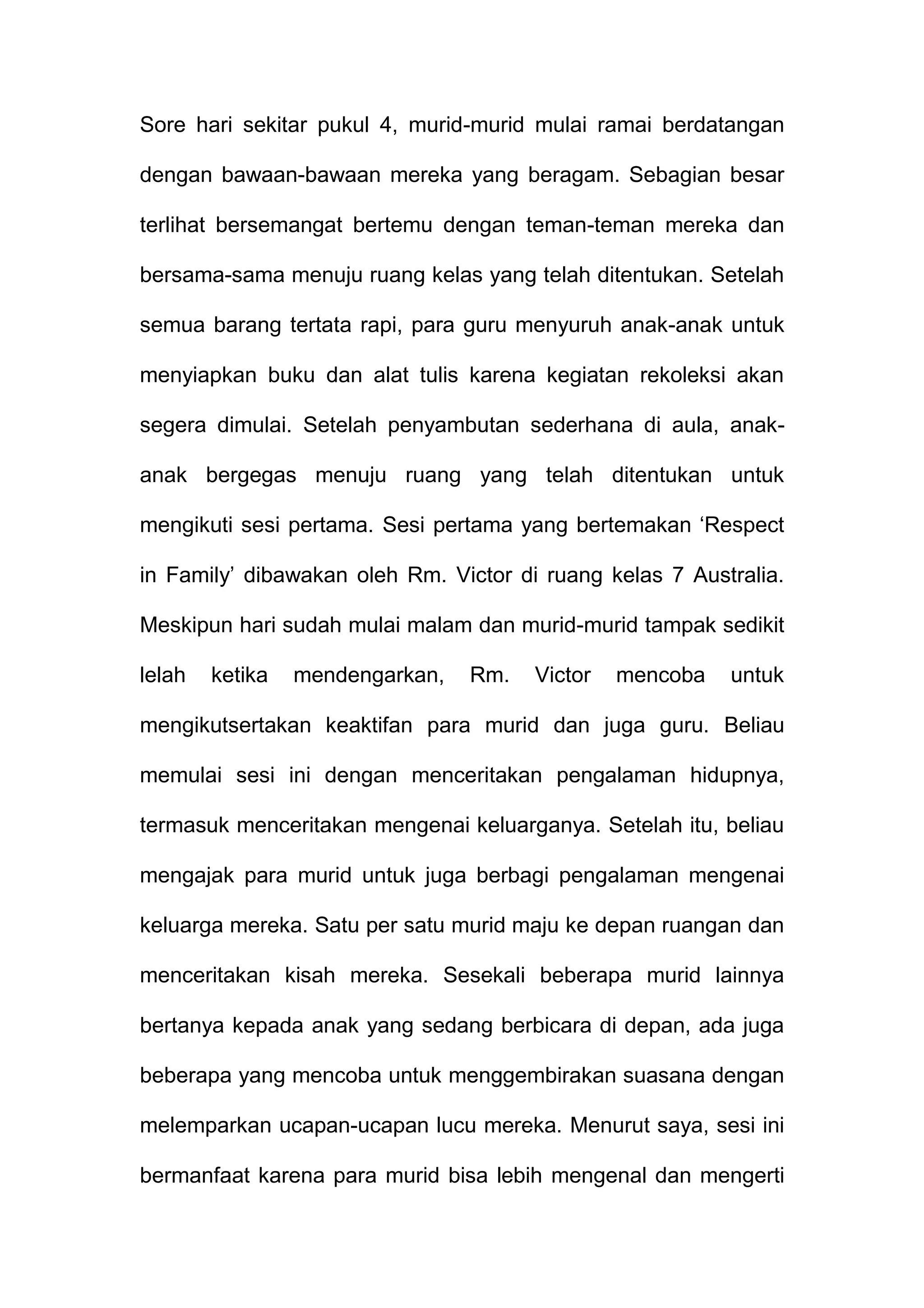Rekoleksi | DOCX
