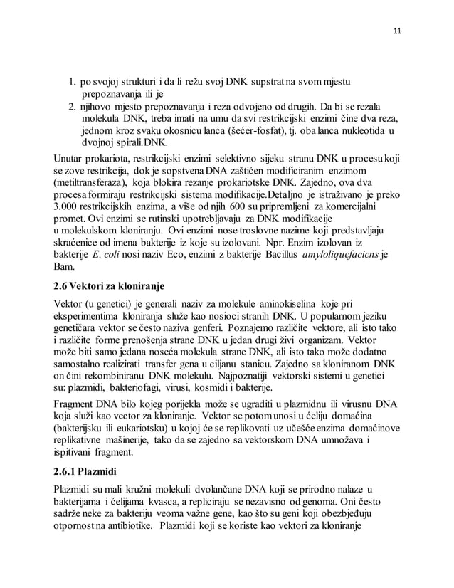 Rekombinantna dna | DOCX