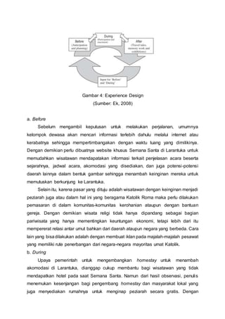 Rekomendasi Pengembangan Wisata Religi di Larantuka | DOCX