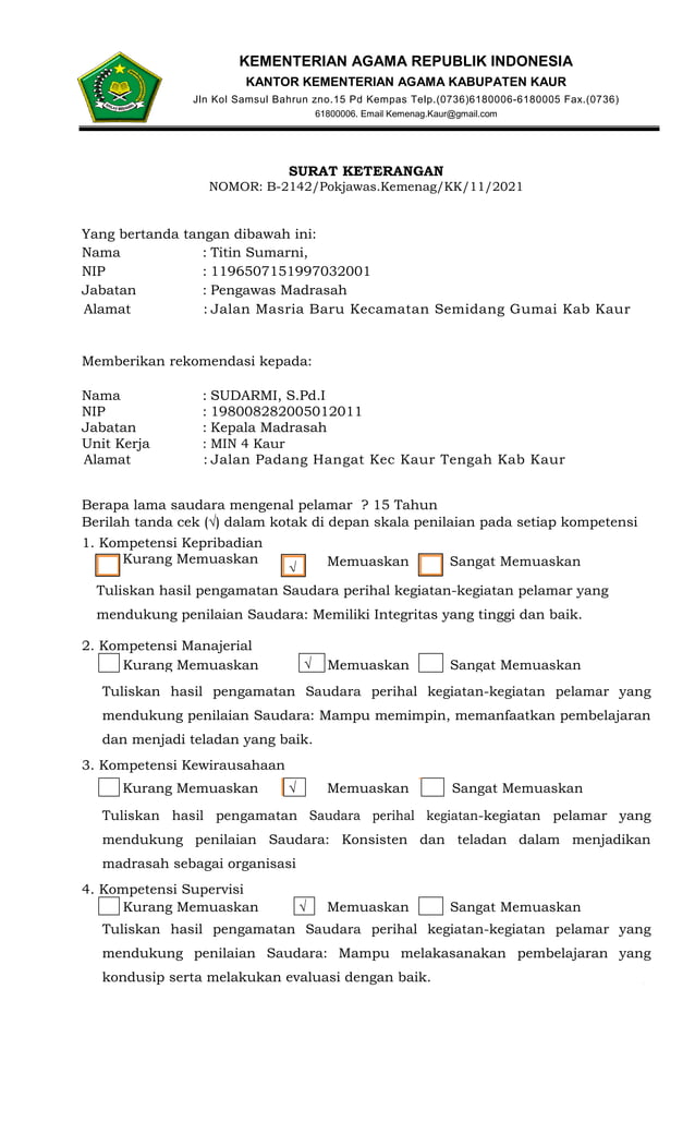 Rekom ket sudar | PDF