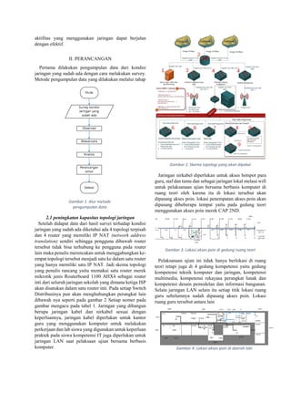 Rekonfigurasi dan Peningkatan Kapasitas Jaringan LAN Menggunakan Kombinasi Load Balancing ...