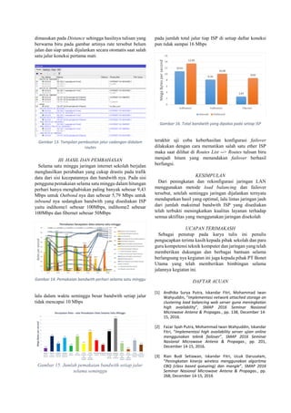 Rekonfigurasi dan Peningkatan Kapasitas Jaringan LAN Menggunakan ...