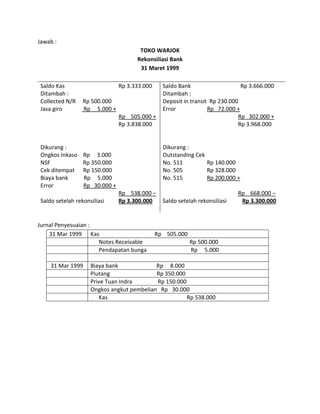 Rekonsiliasi | DOCX