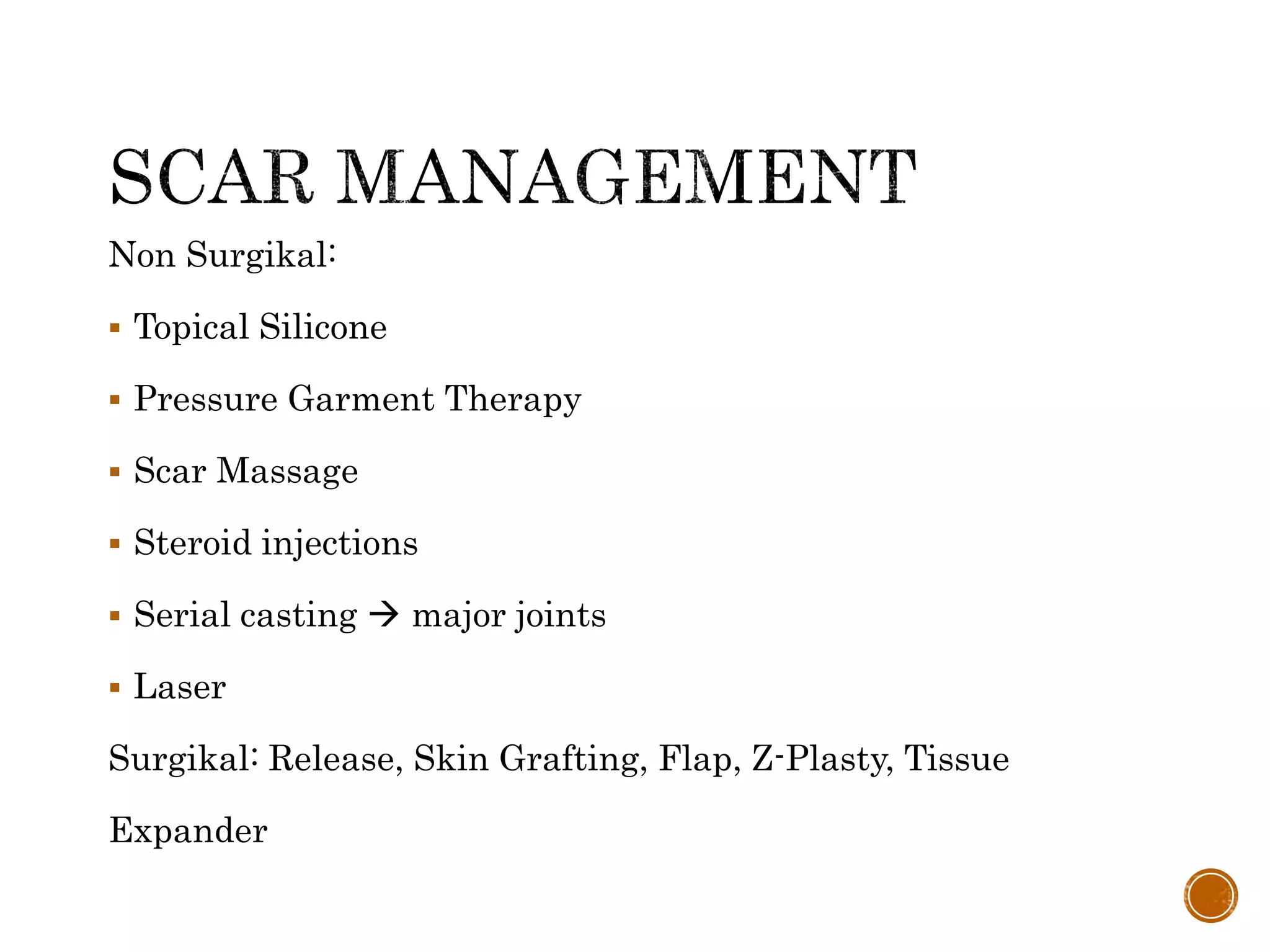 Rekonstruksi Luka Bakar Fase Lanjut | PPTX
