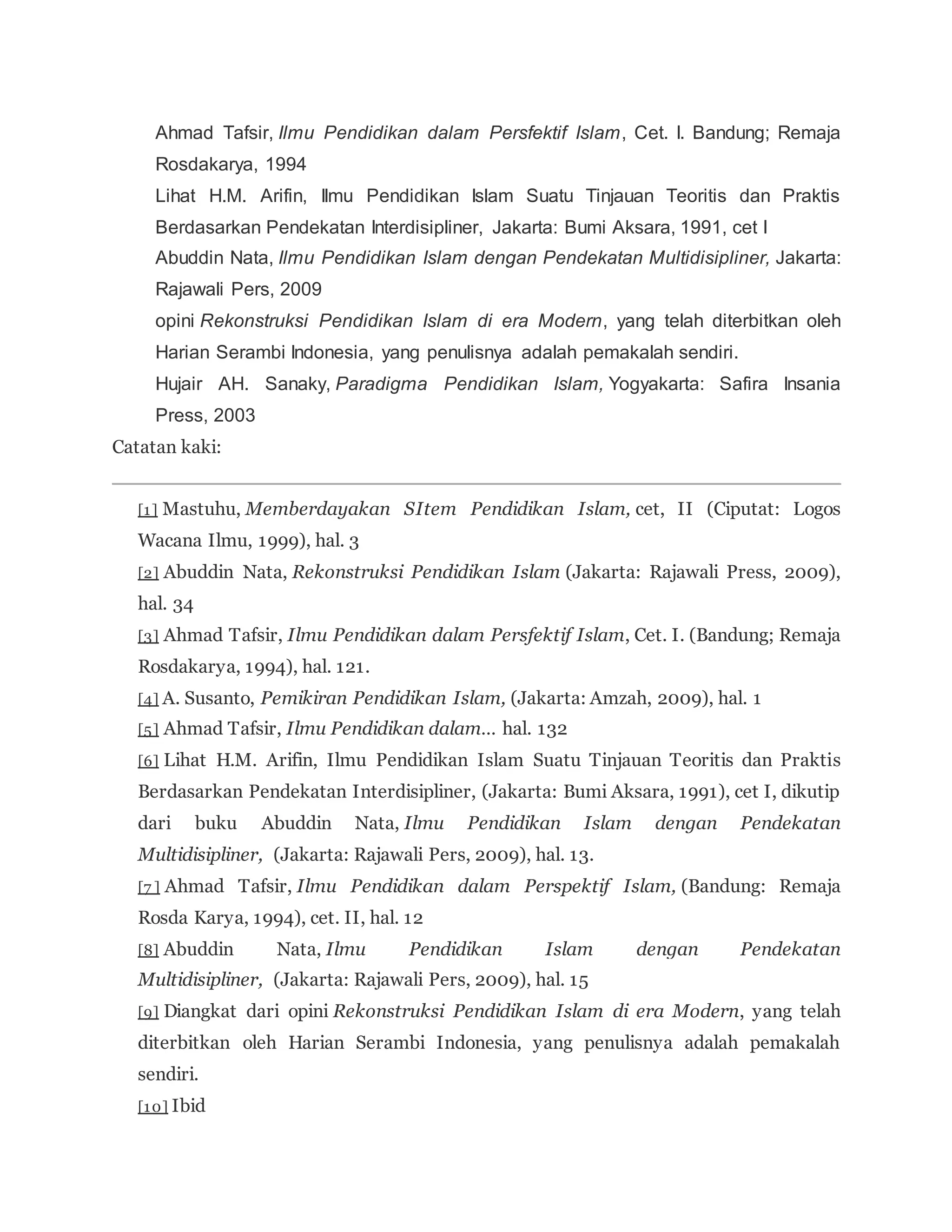 Rekonstruksi pendidikan islam_di_indonesia | DOCX