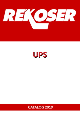 Rekoser ups-catalog | PDF