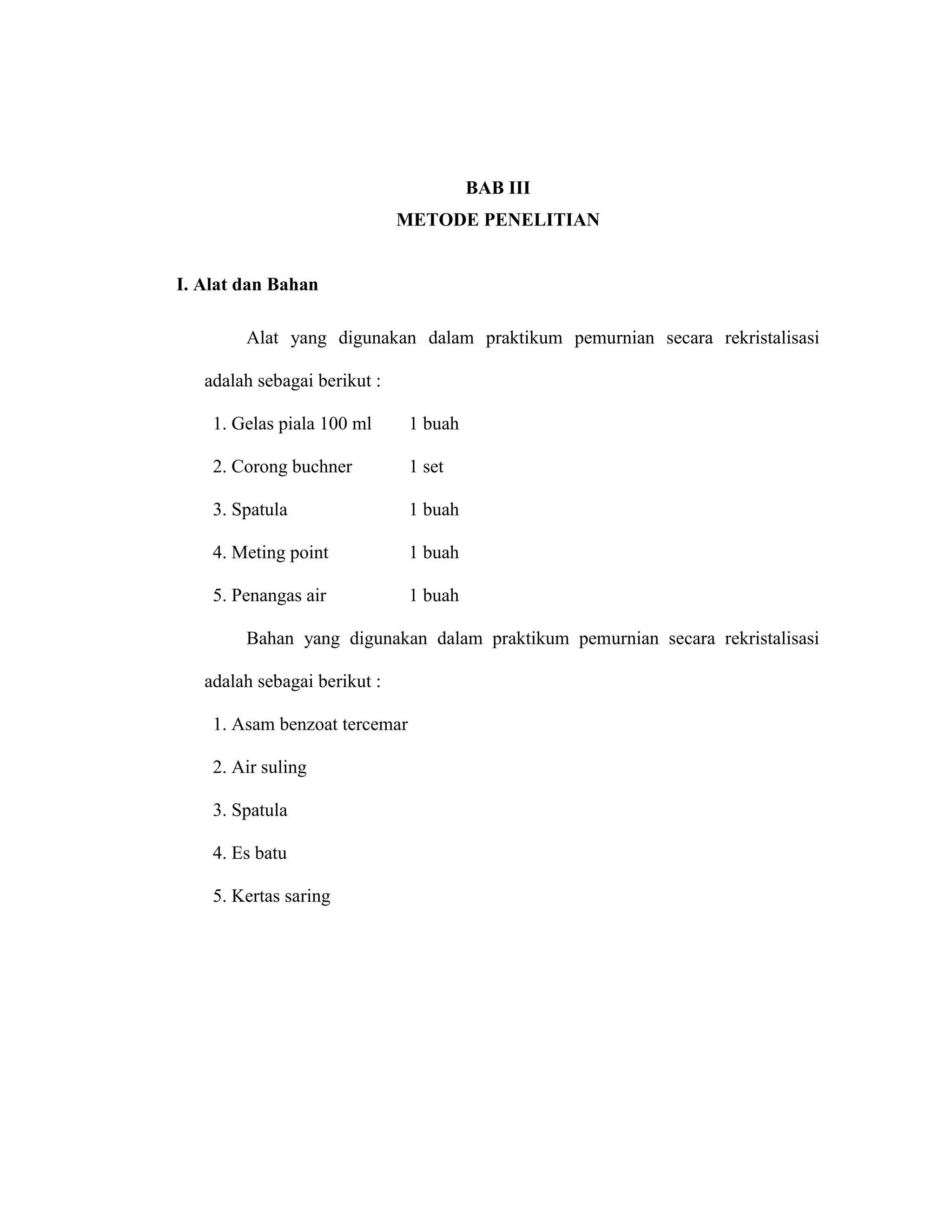 Rekristalisasi | DOCX