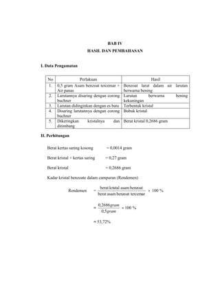 Rekristalisasi | DOCX