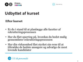 Rekruttering | PPT