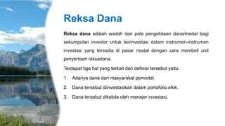 Reksa dana II | PPTX