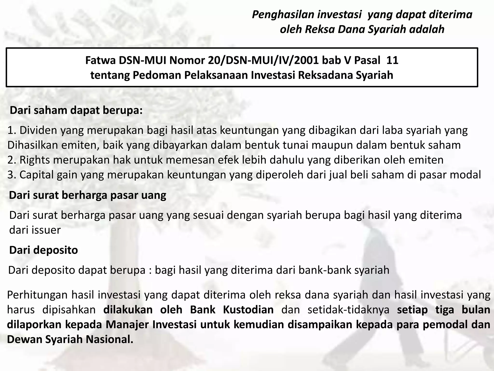 Reksadana syariah | PPTX