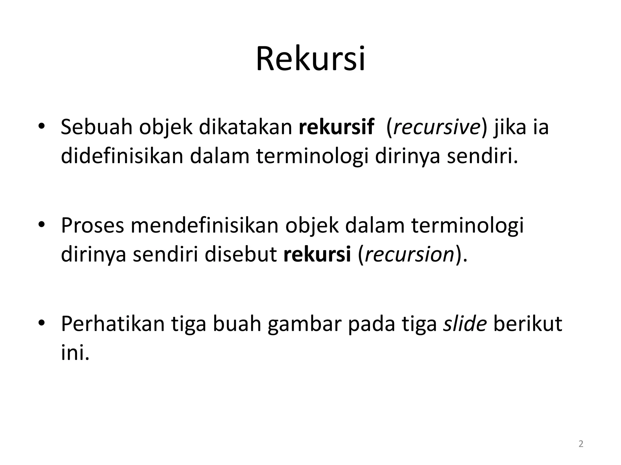 Rekursi dan Relasi Rekurens Kelas 11 Sains Tek.pptx