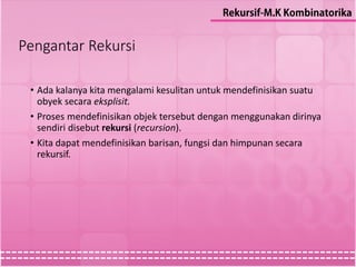 Rekursi | PPT