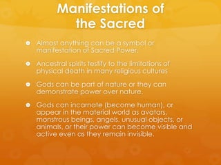 Rel 207 sacred power in religious studies | PPTX