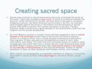 Rel 207 sacred space and sacred time | PDF