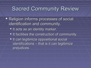 Rel 101 new religious movements | PPT