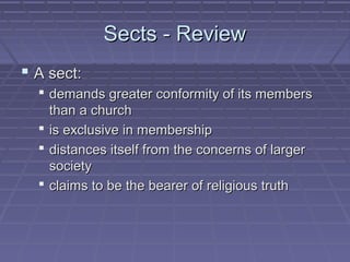 Rel 101 new religious movements | PPT