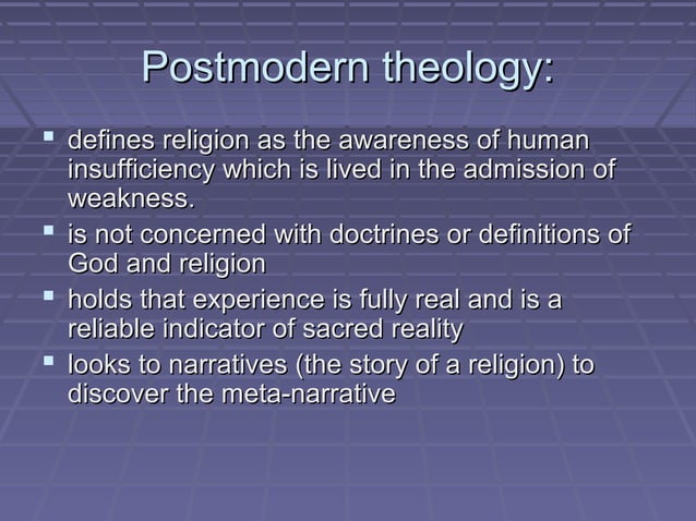Rel 101 secular humanism and postmodernism | PPT | Atheism | Religion ...