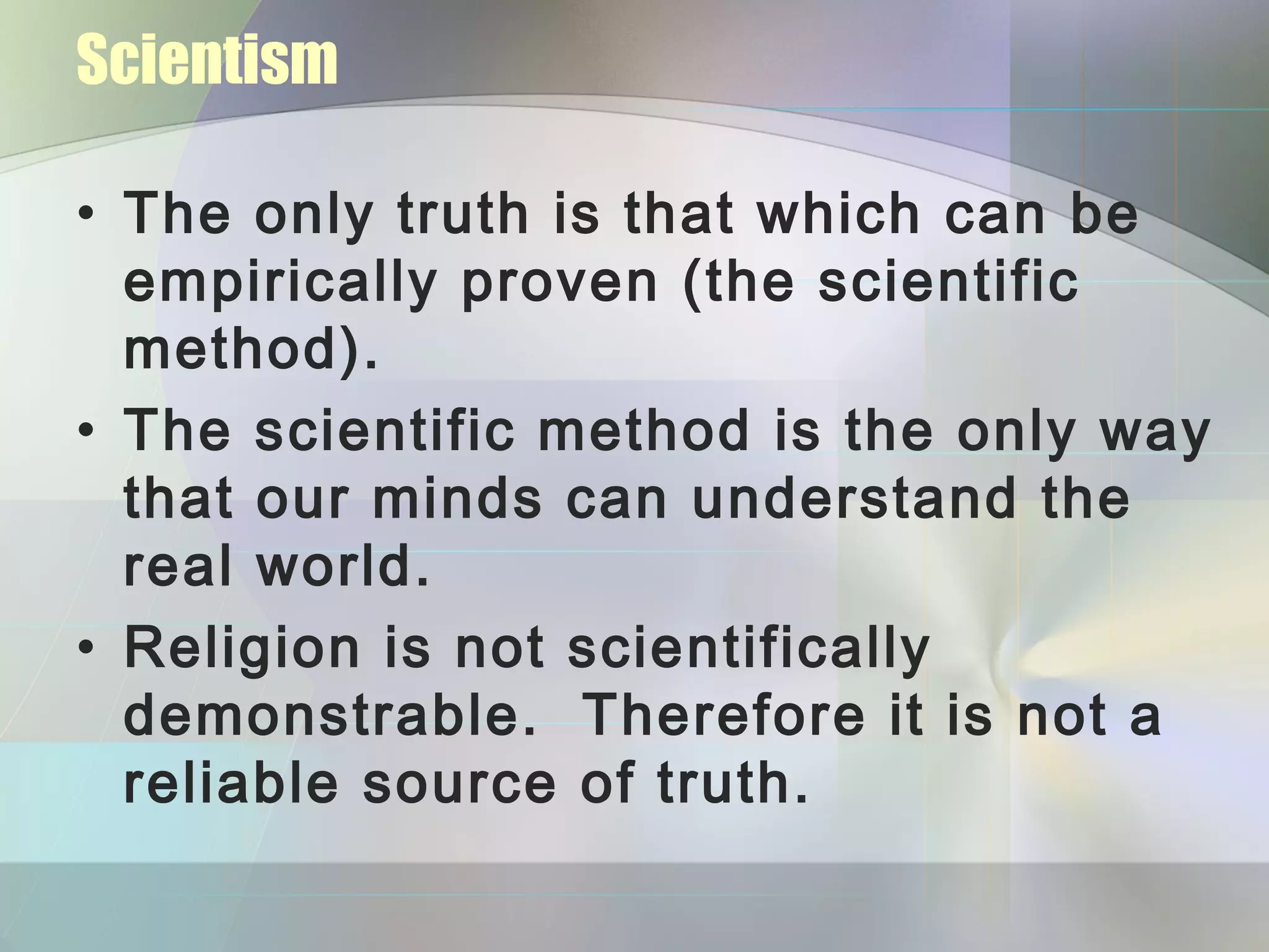 Rel 101 skepticism | PPT