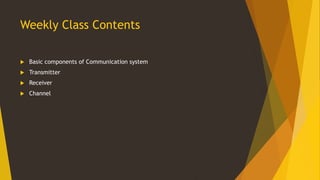 RADIO ENGINEERING Week 2 Lecture 2 Understand the basics radio ...